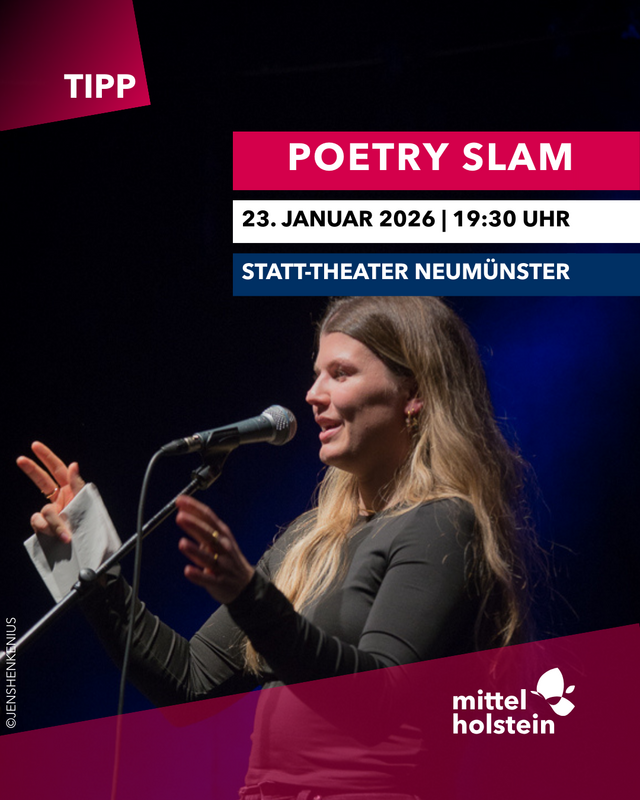 Mittelholstein | Poetry Slam „statt-Gespräch“ in Neumünster